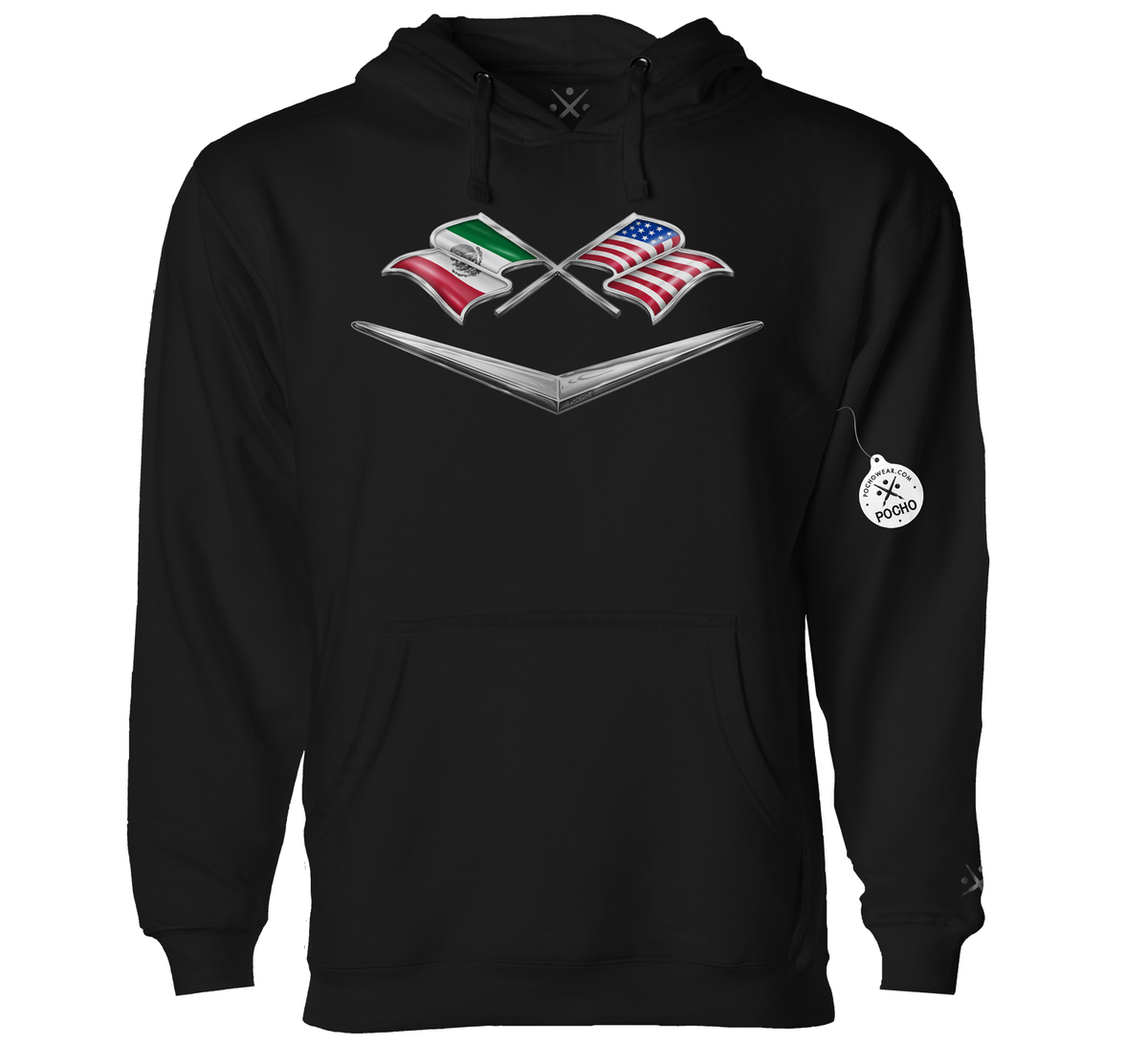Dual Flag - Hoodie – Pocho Wear